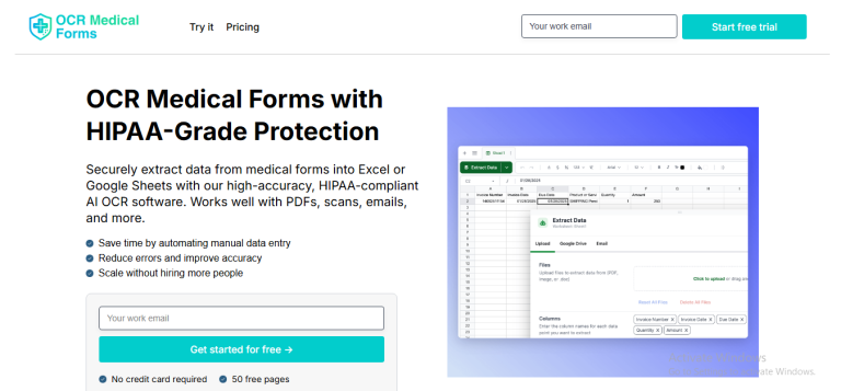 OCRMedicalForms Launches AI OCR Software to Automate Medical Form ...