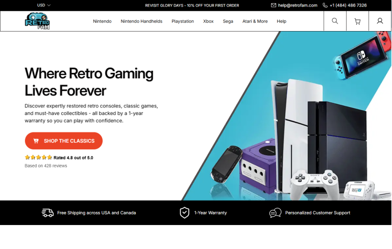 RetroFam Relaunches Website with SuperNova HD Console