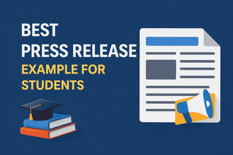 Best Press Release Example for Students