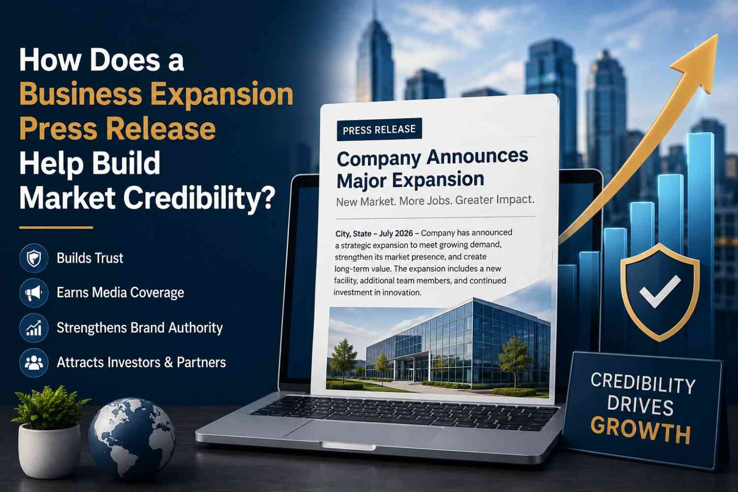 How a Business Expansion Press Release Builds Market Credibility